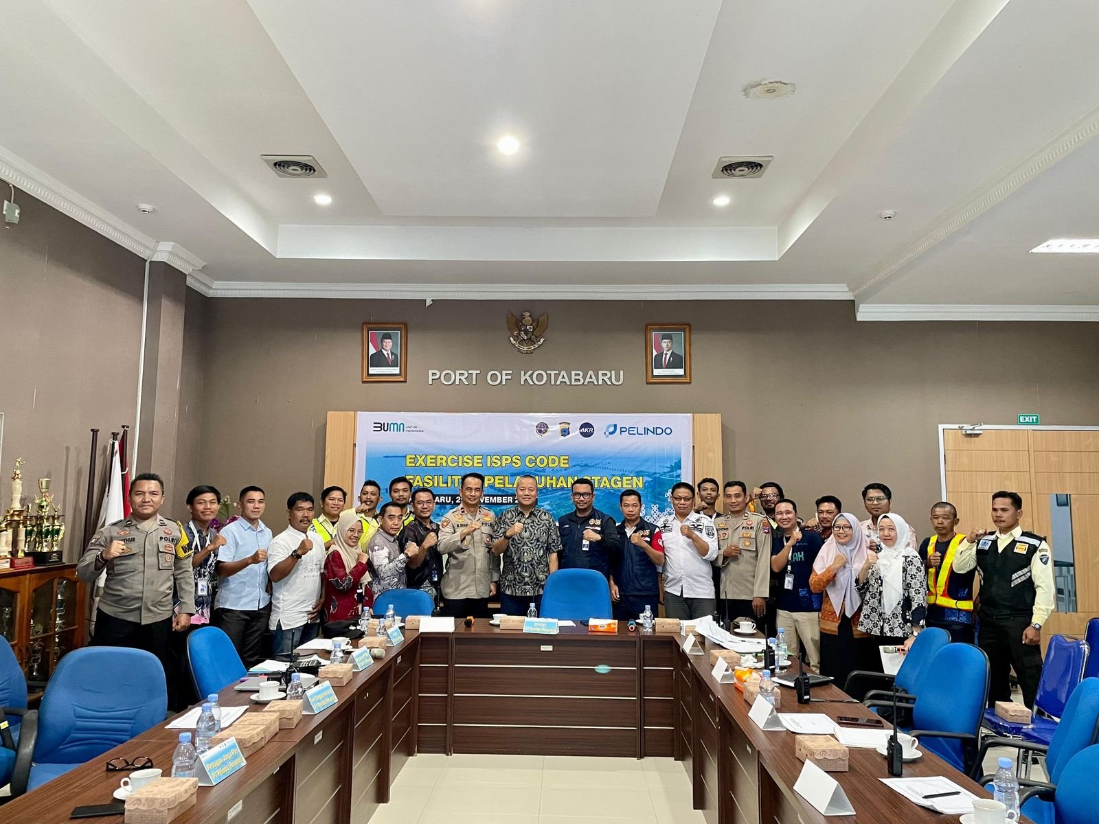 Pelindo Kotabaru Gelar Exercise ISPS Code Keamanan Fasilitas Pelabuhan Stagen 2024